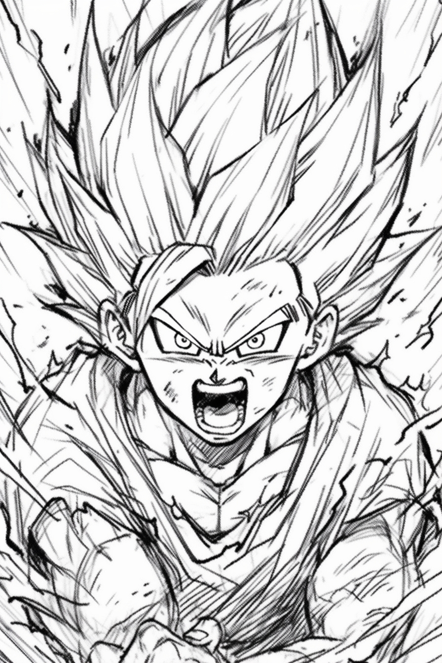 Goku Coloring Pages