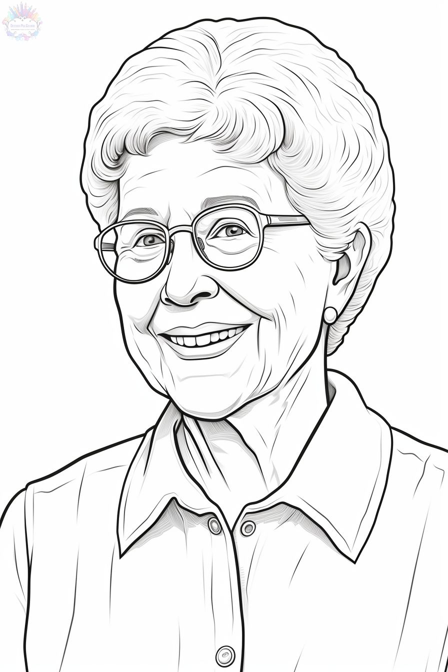 Grandma Coloring Pages