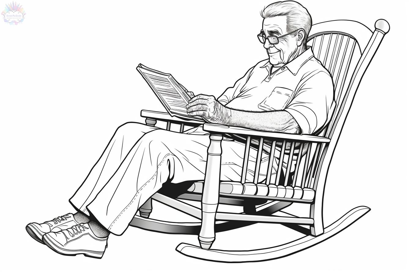 Grandpa Coloring Pages