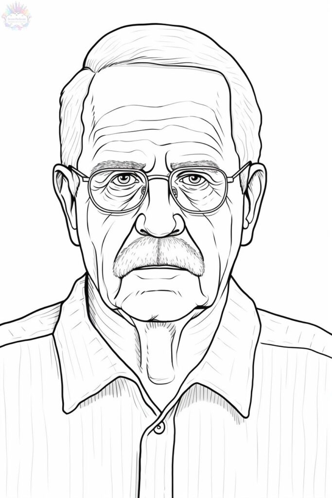 Grandpa Coloring Pages