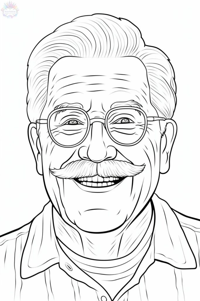 Grandpa Coloring Pages