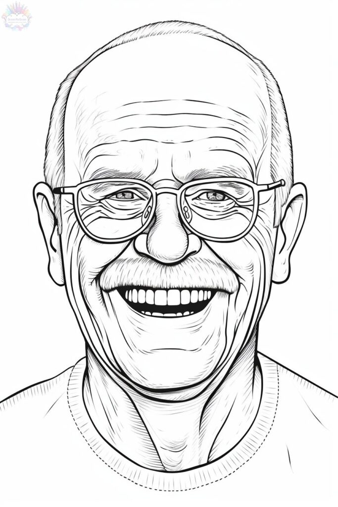 Grandpa Coloring Pages