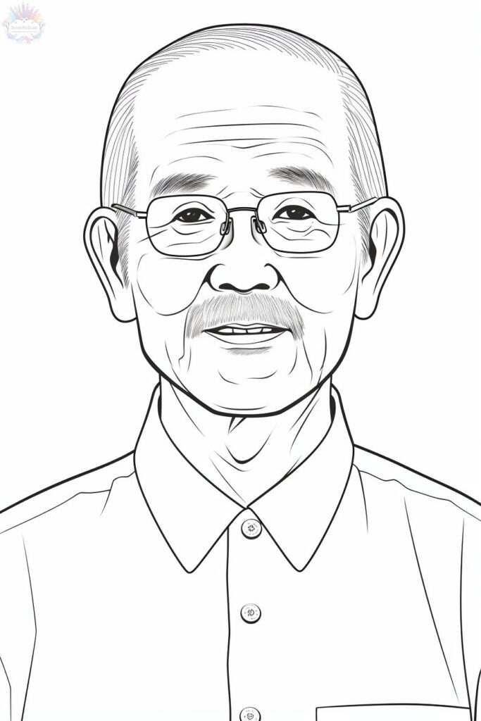 Grandpa Coloring Pages