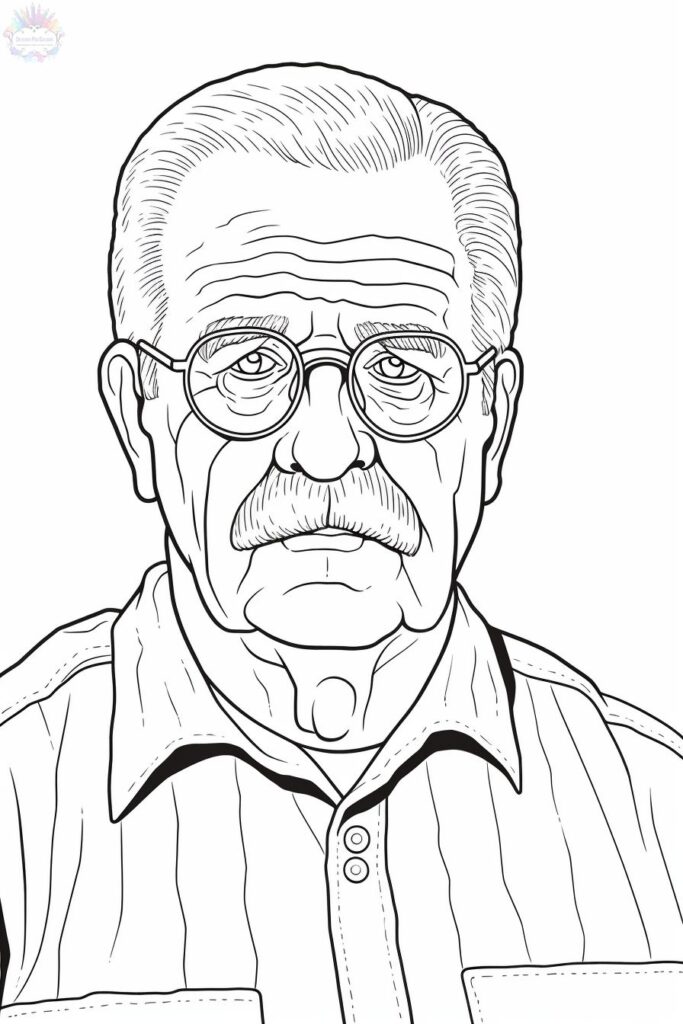 Grandpa Coloring Pages