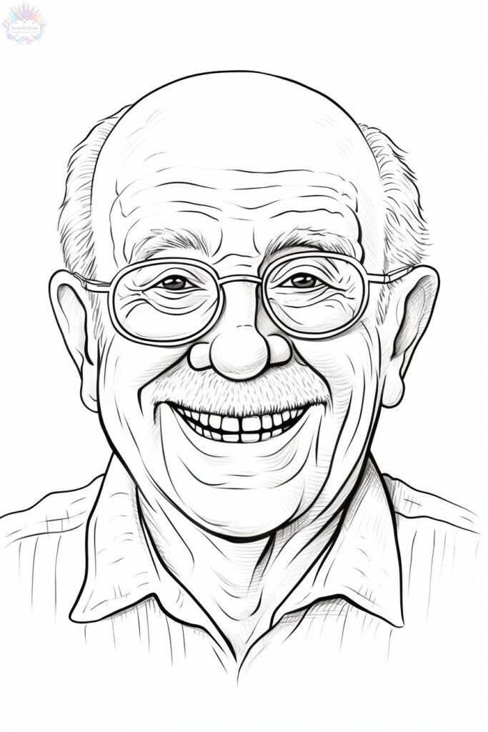 Grandpa Coloring Pages