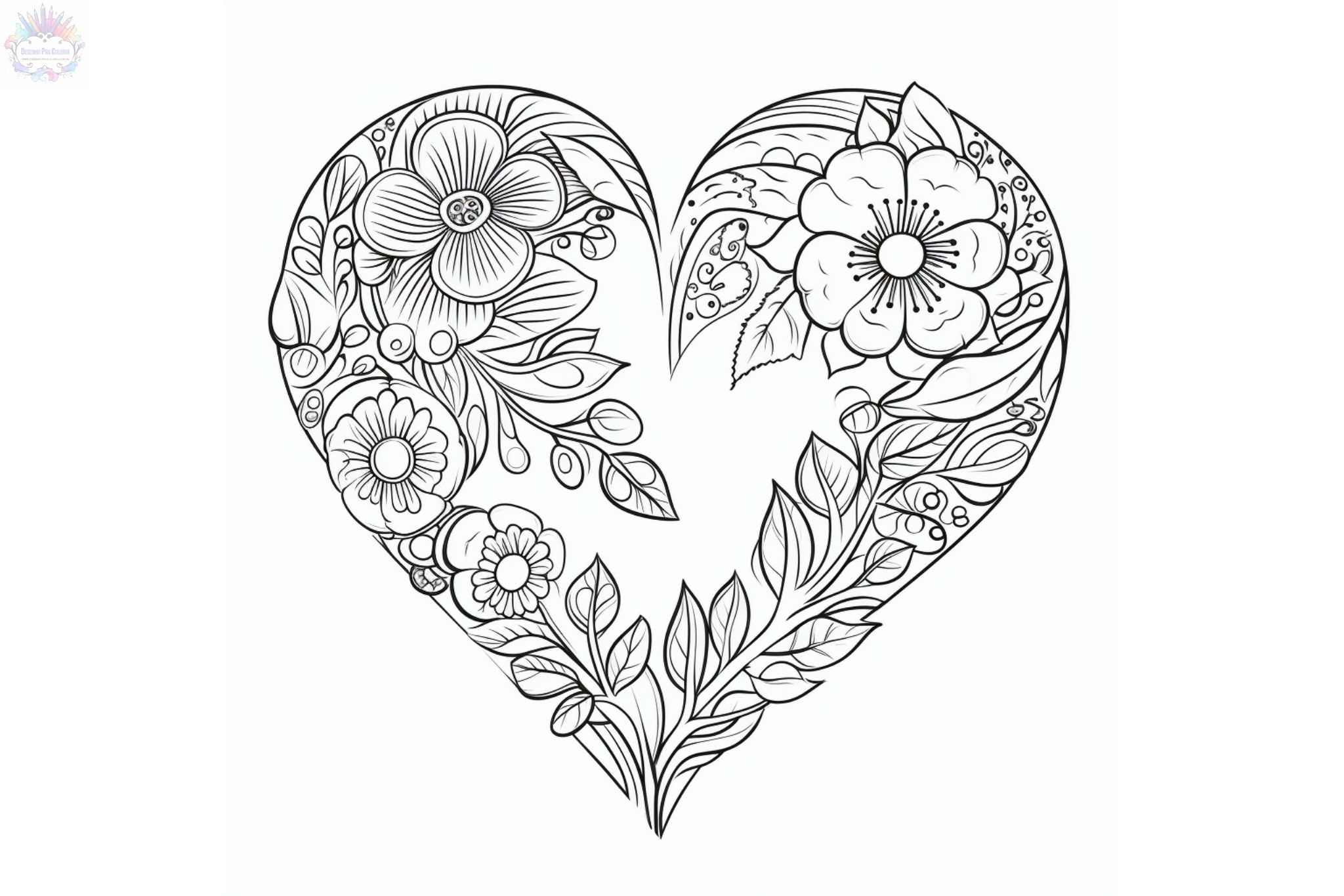 Heart Coloring Pages