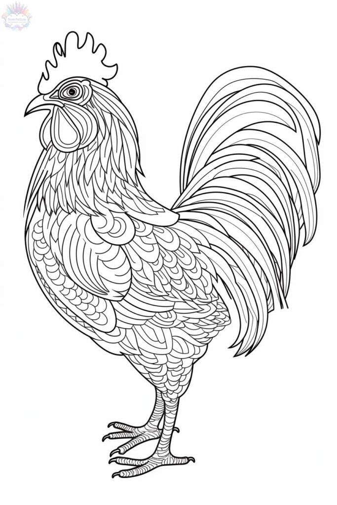 Hen Coloring Pages