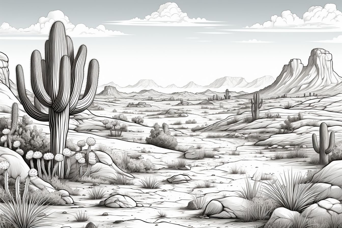 Landscape Coloring Pages
