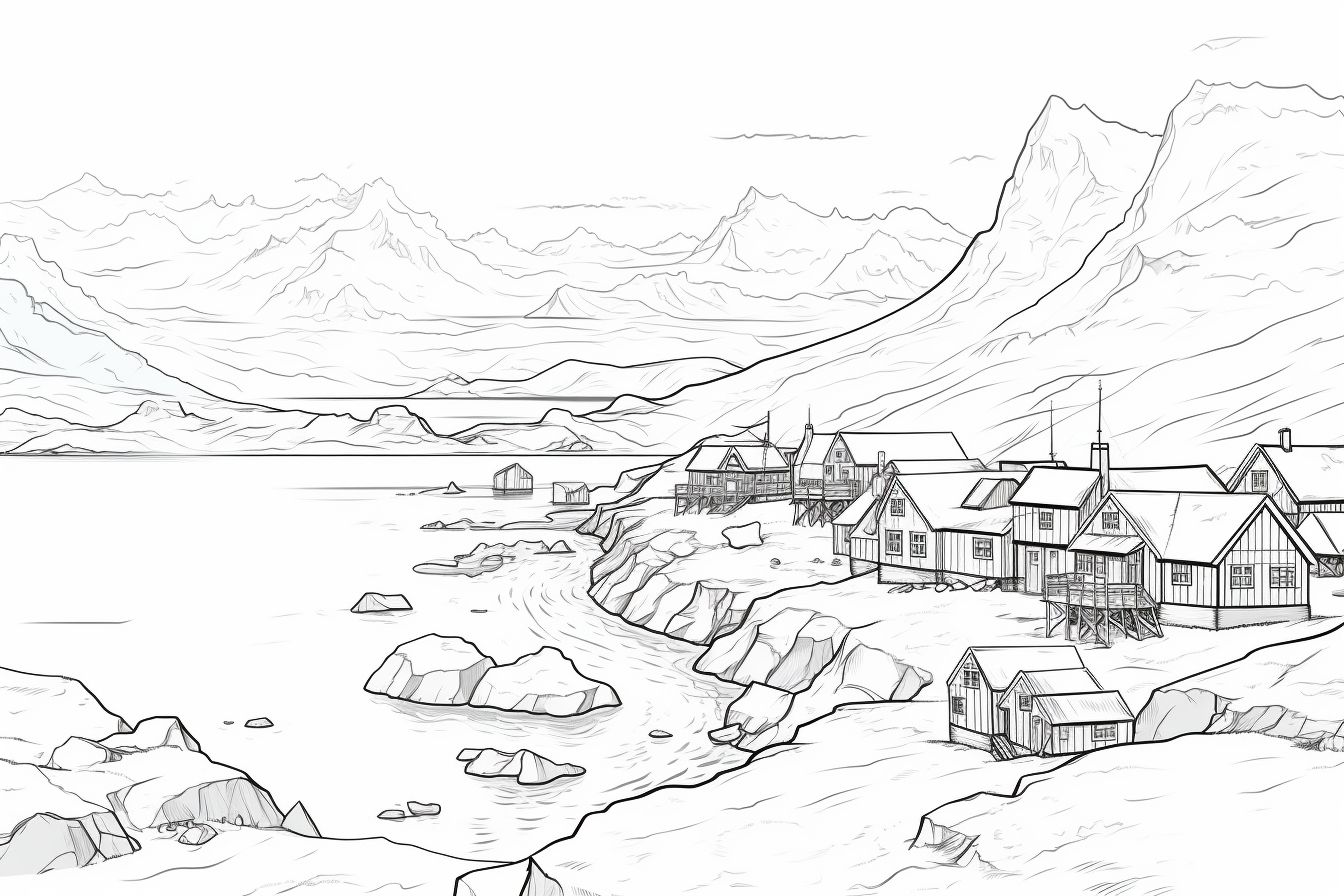 Landscape Coloring Pages