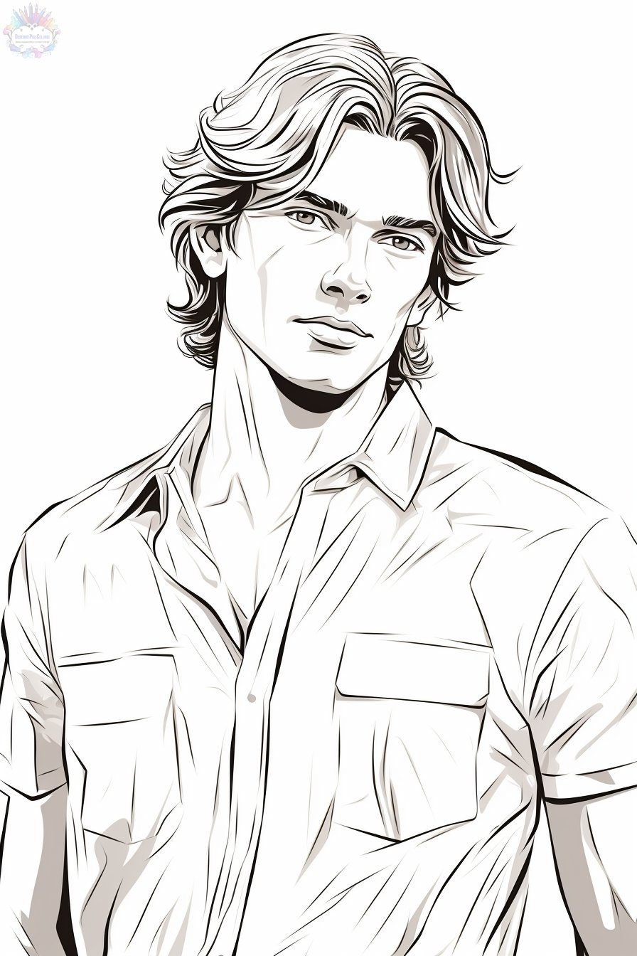 Man Coloring Pages