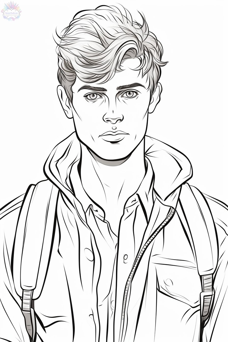 Man Coloring Pages