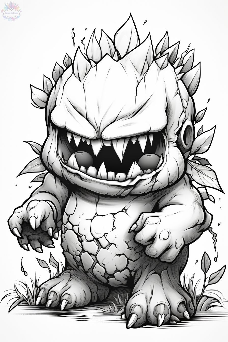Monster Coloring Pages