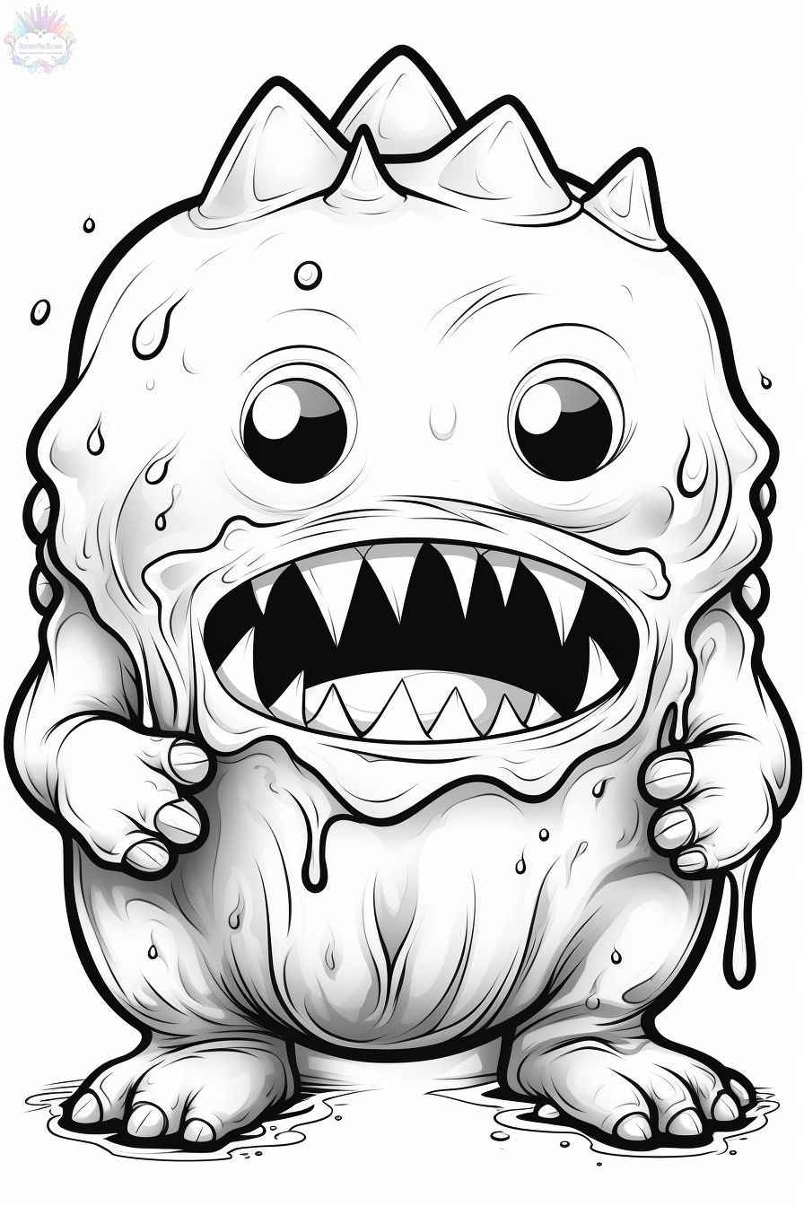 Monster Coloring Pages