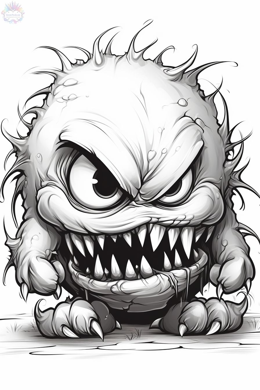 Monster Coloring Pages