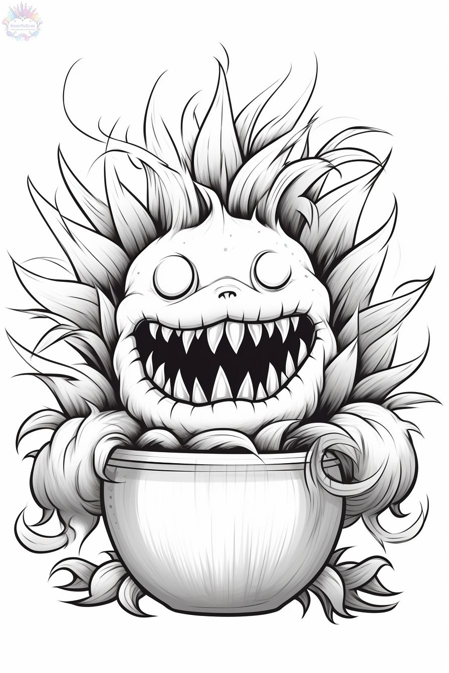 Monster Coloring Pages