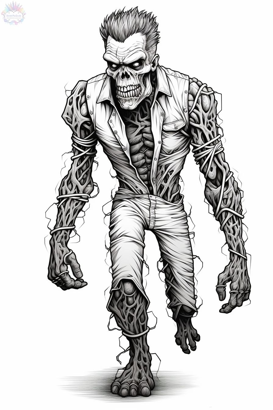 Monster Coloring Pages