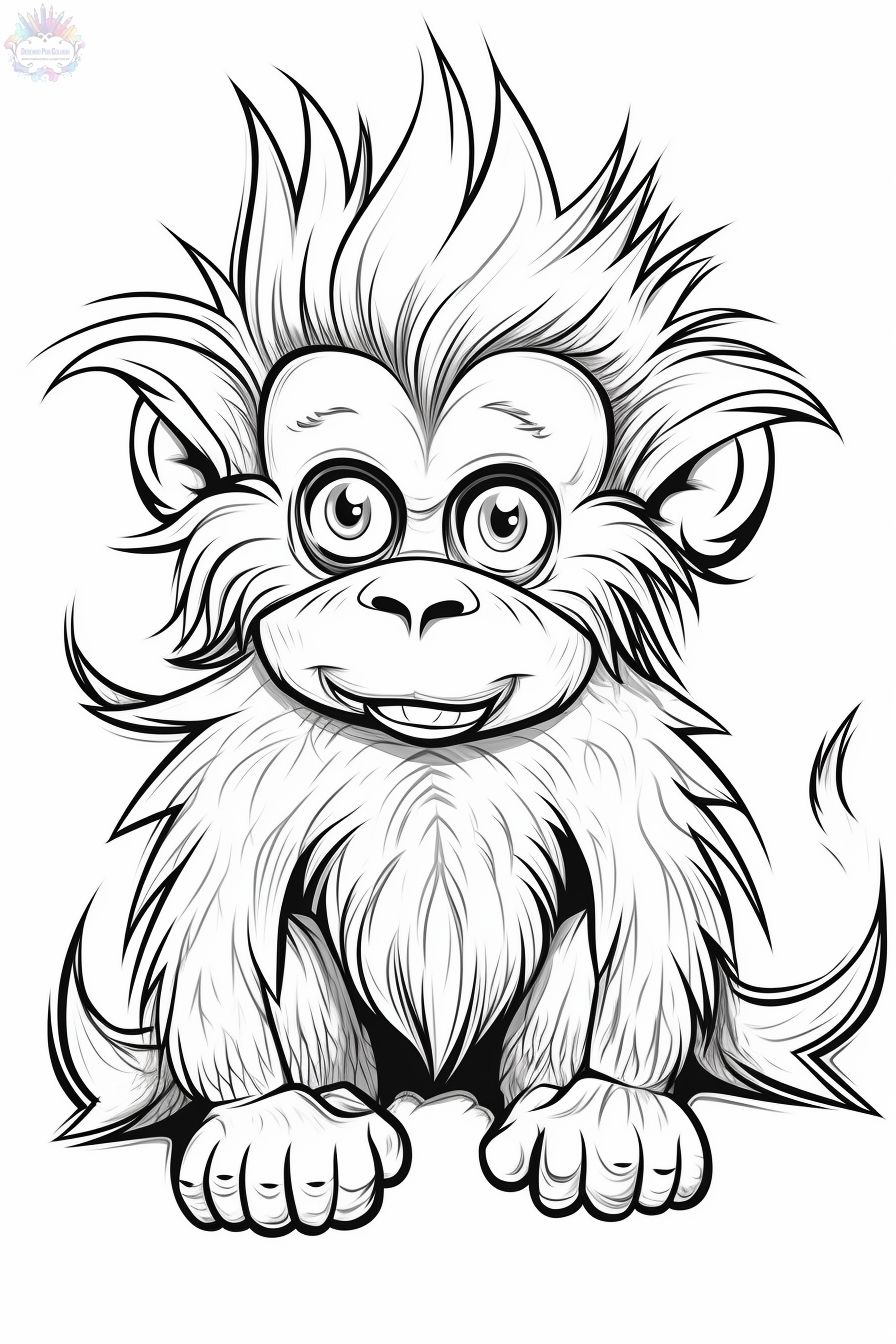Monster Coloring Pages