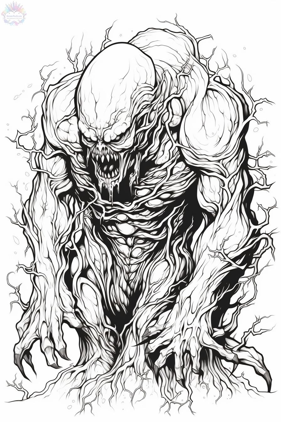 Monster Coloring Pages