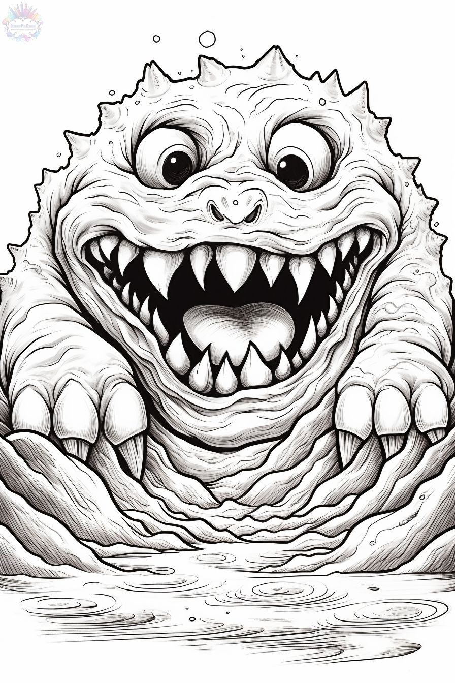Monster Coloring Pages