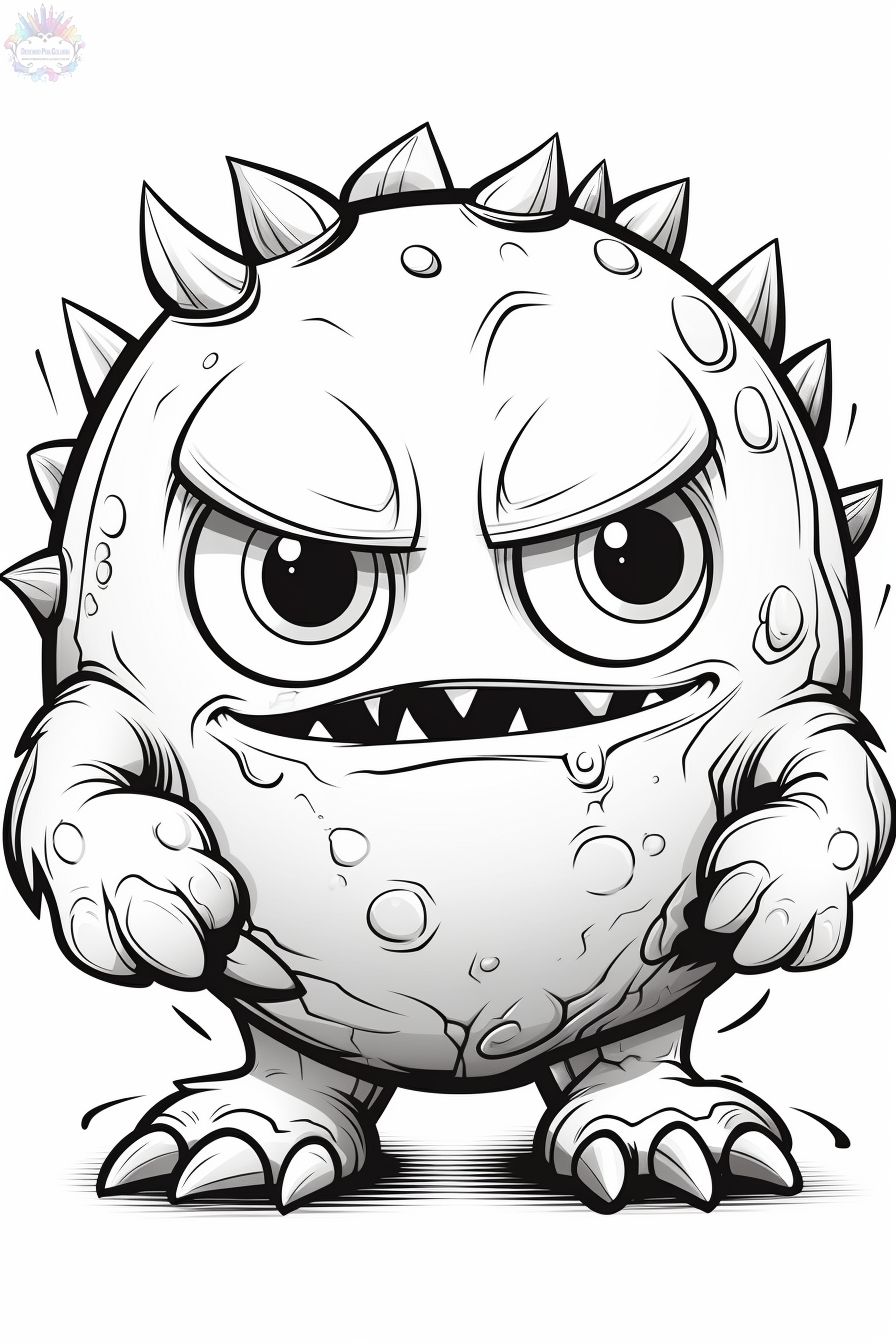 Monster Coloring Pages