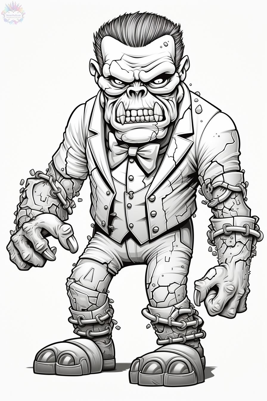 Monster Coloring Pages