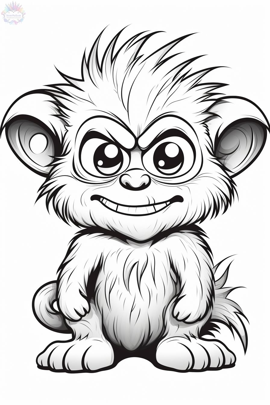 Monster Coloring Pages