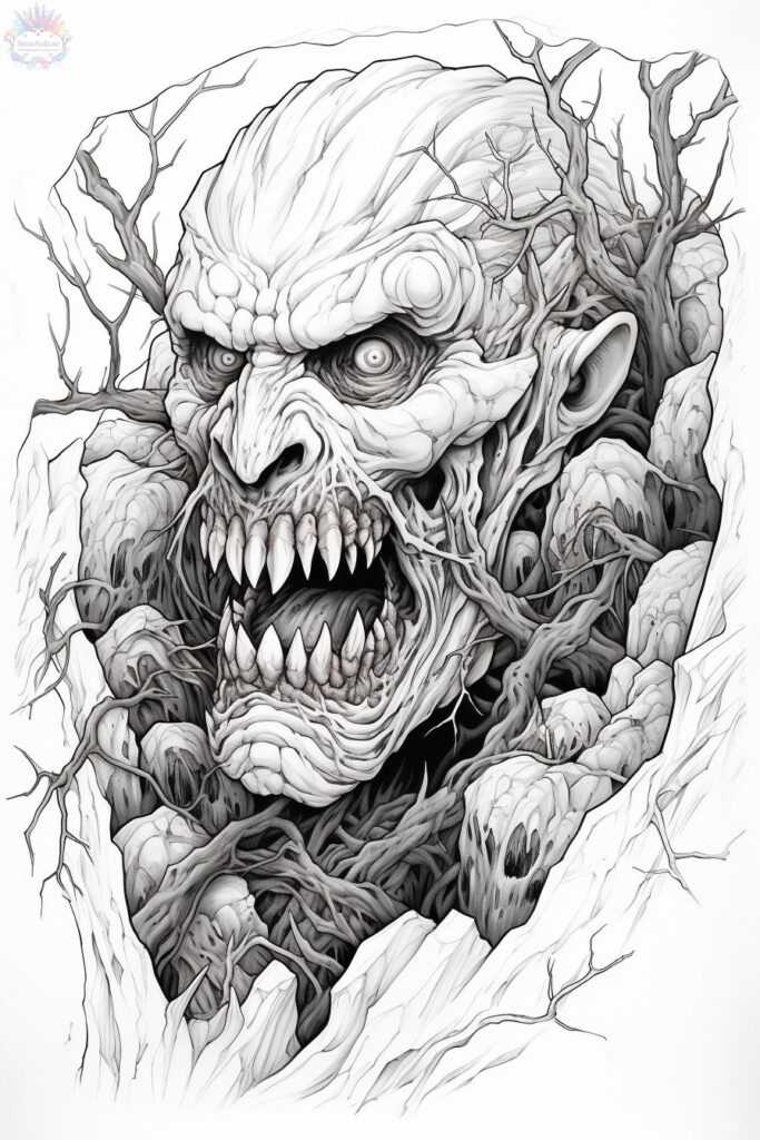 Monster Coloring Pages