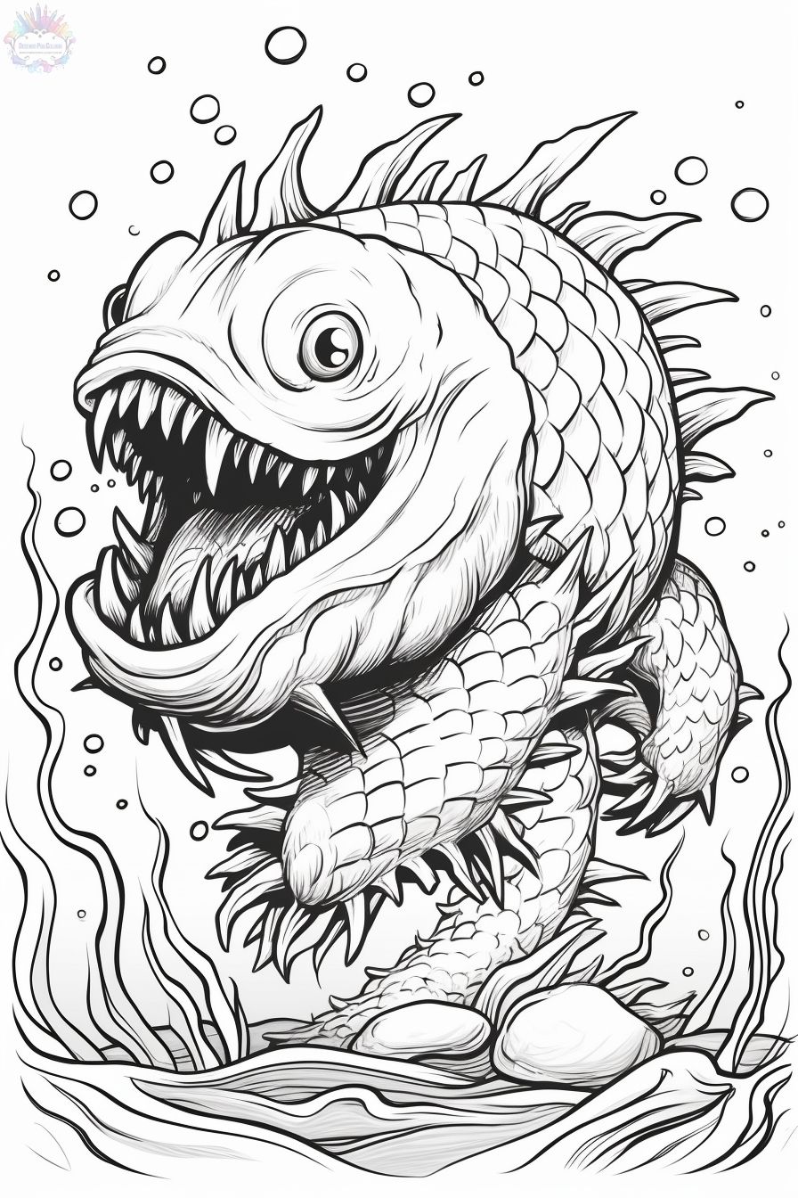 Monster Coloring Pages
