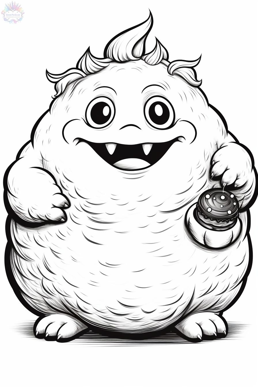 Monster Coloring Pages