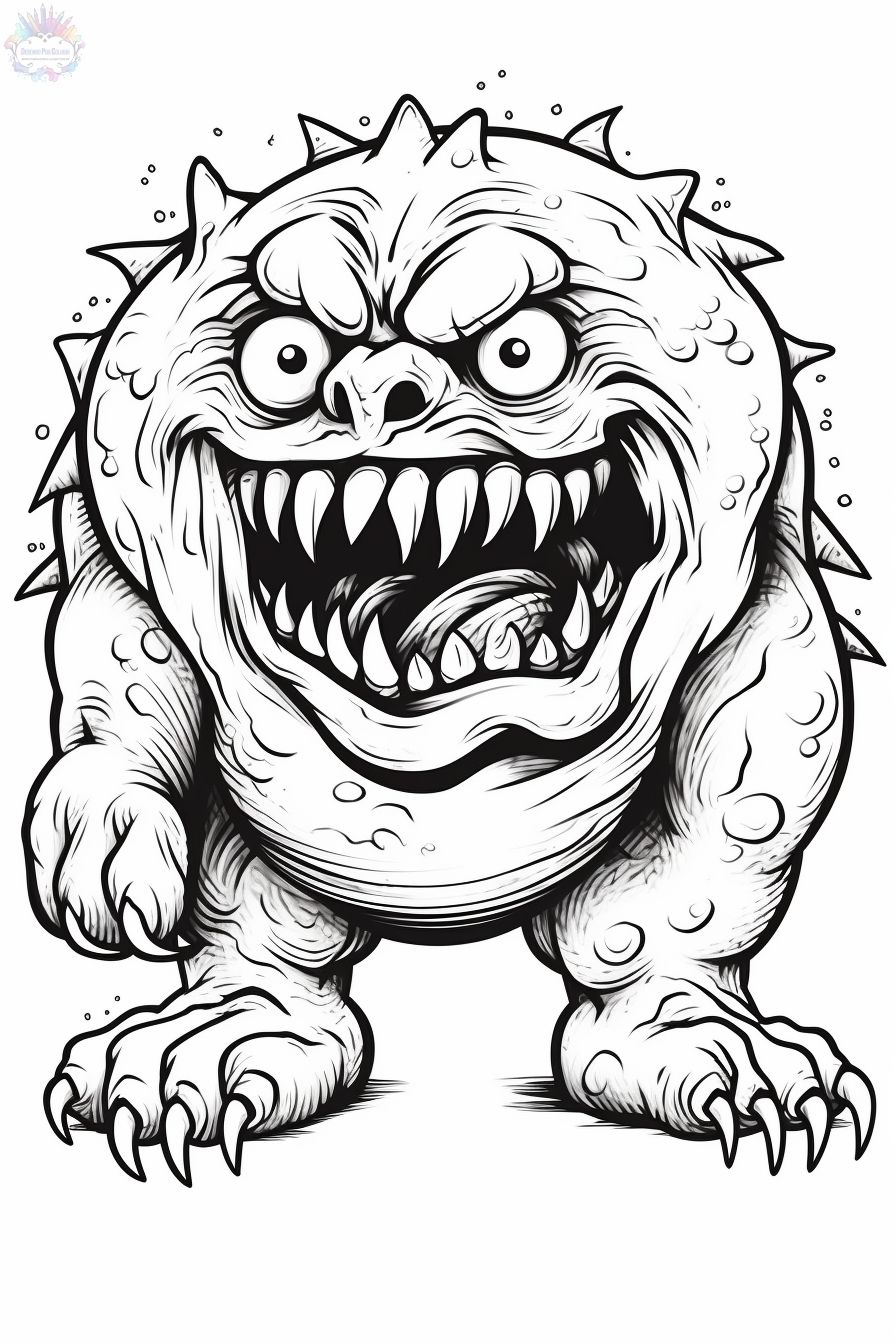 Monster Coloring Pages