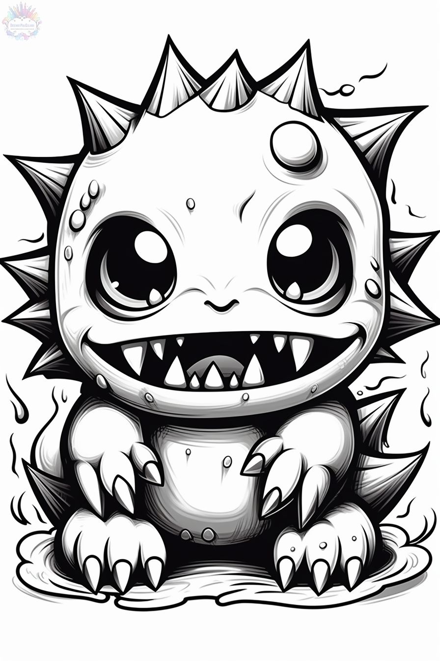 Monster Coloring Pages