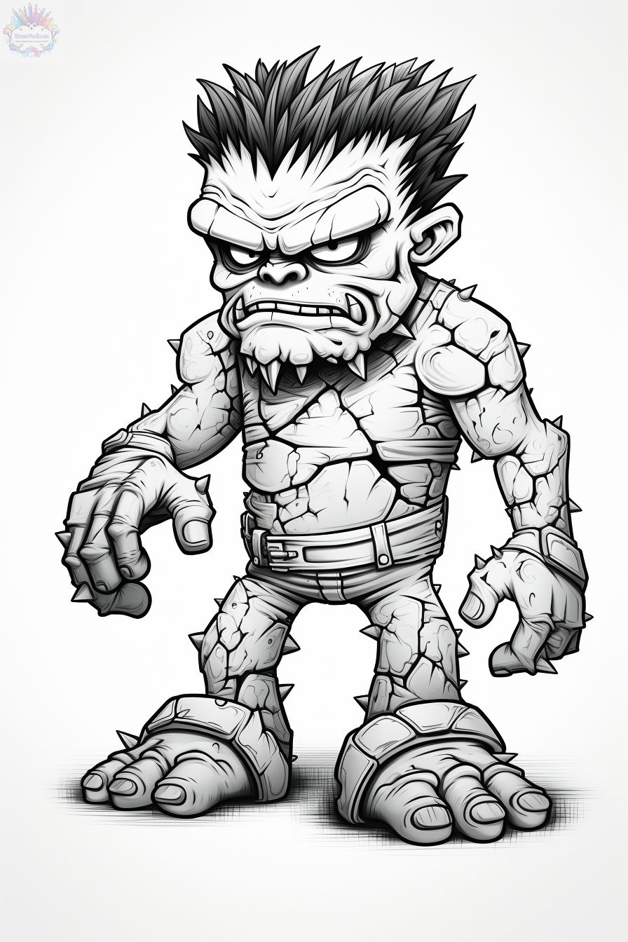 Monster Coloring Pages