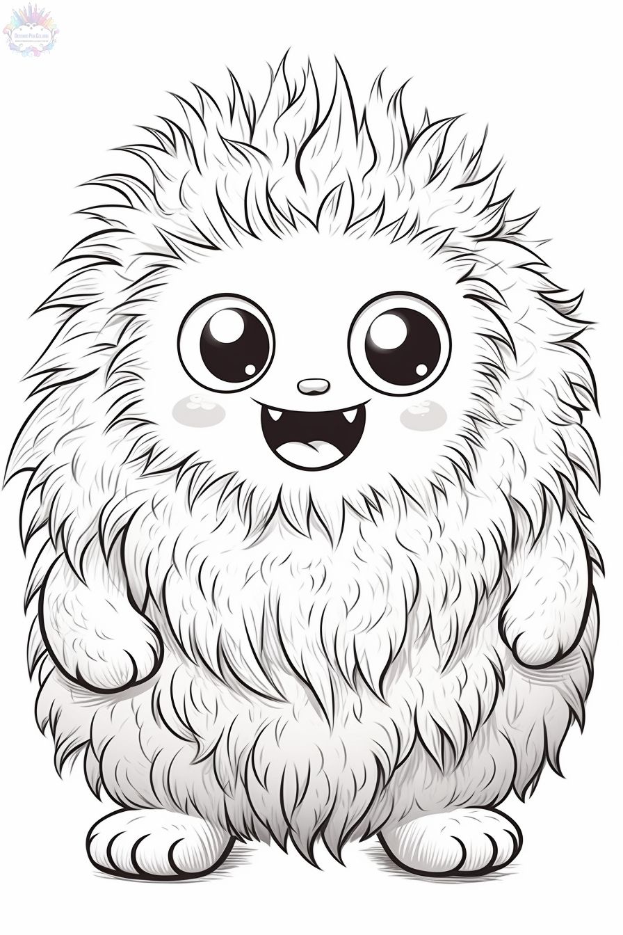 Monster Coloring Pages