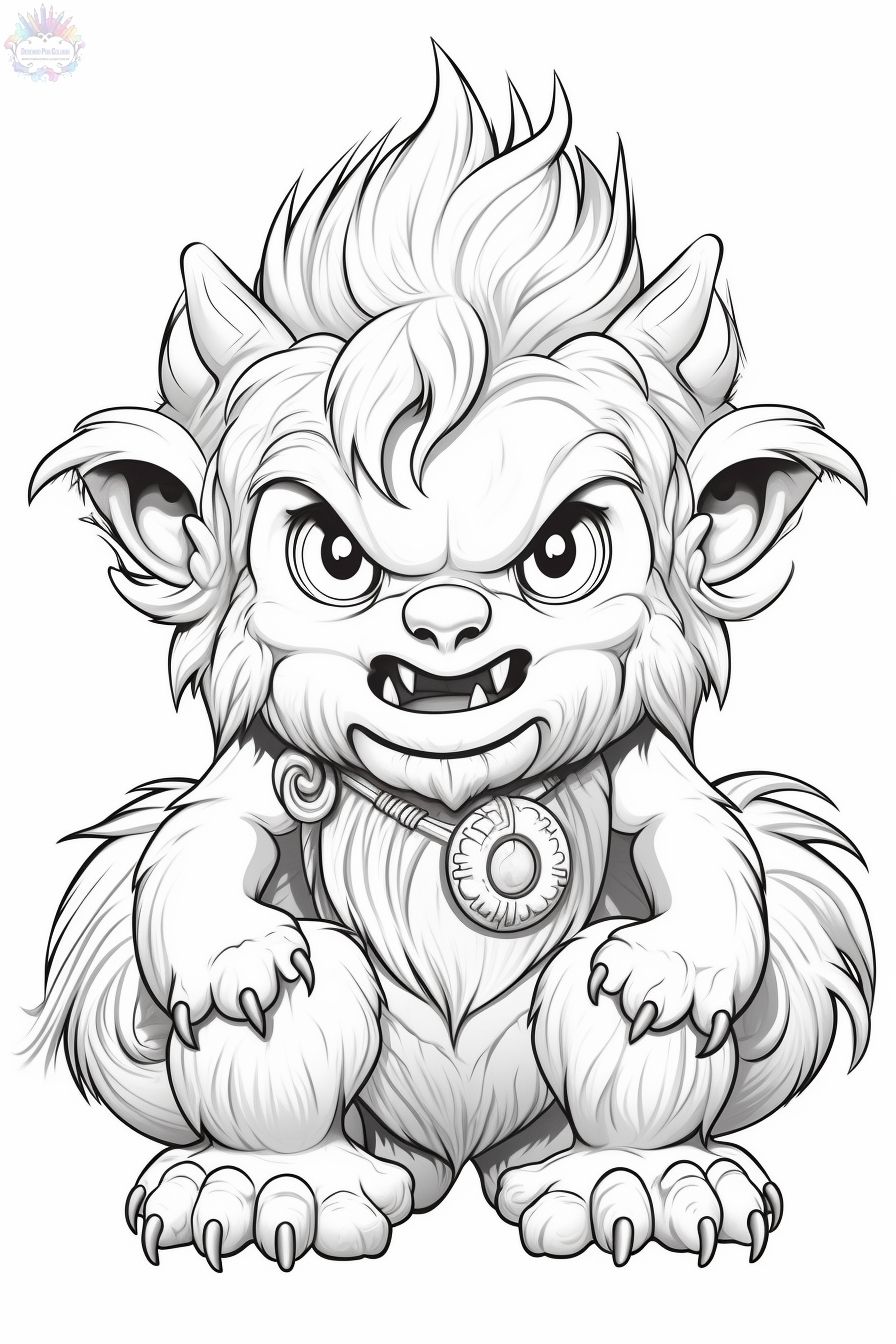 Monster Coloring Pages