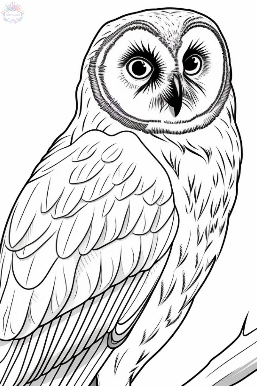 Owl Coloring Pages