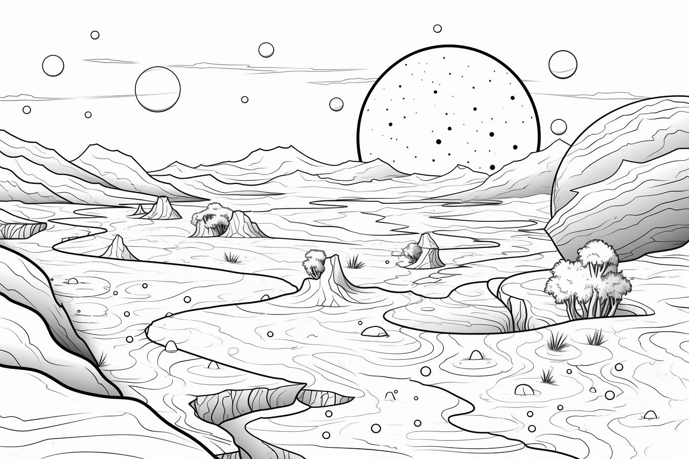 Planets Coloring Pages