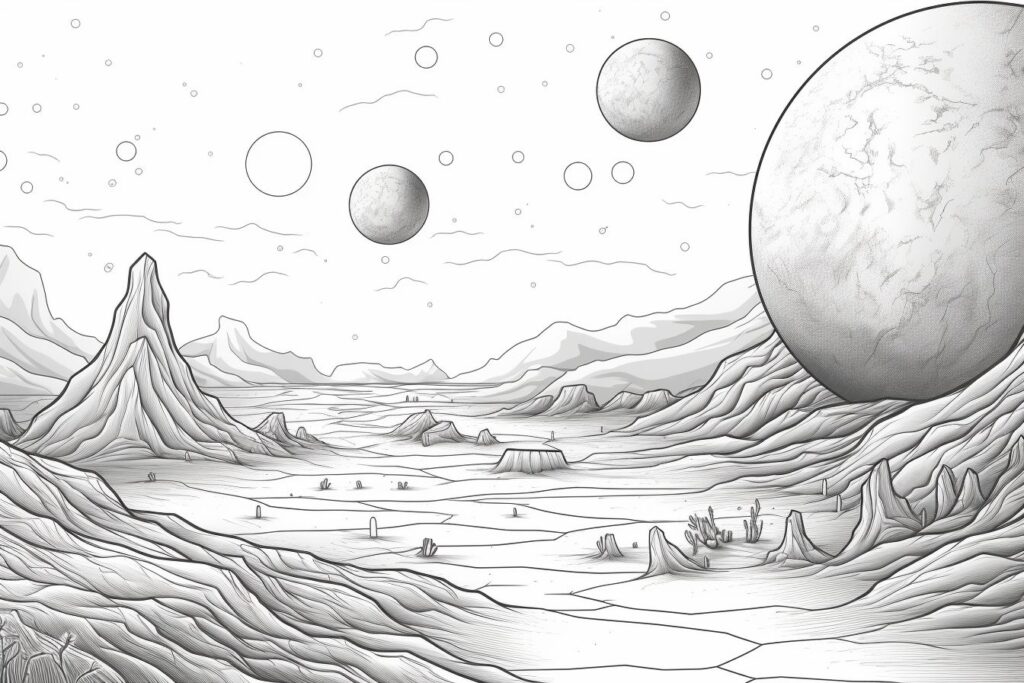 Planets Coloring Pages
