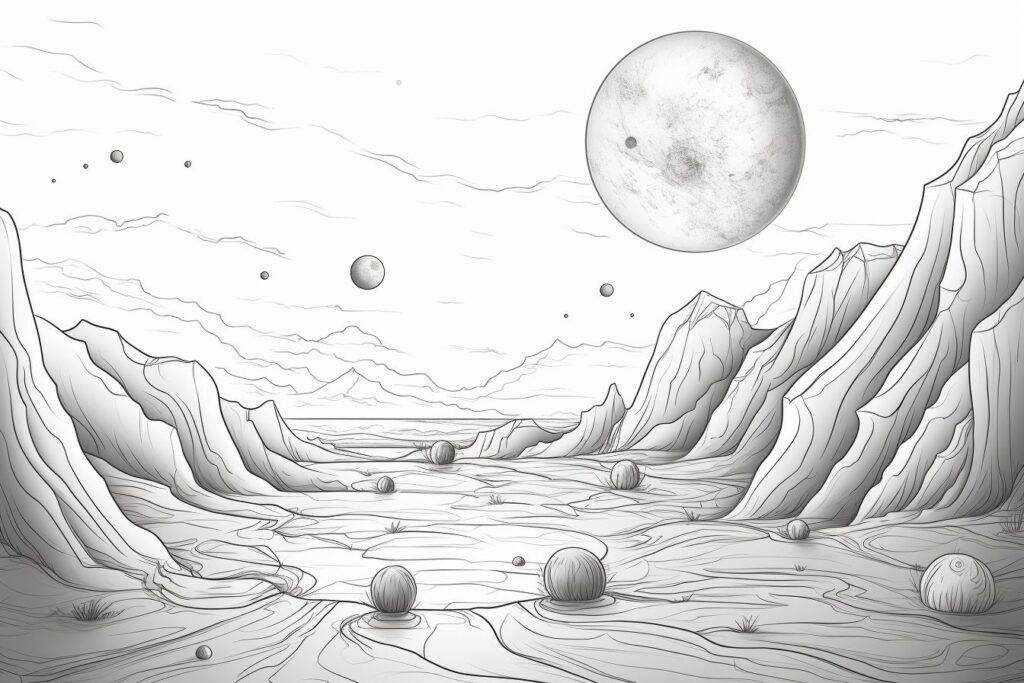 Planets Coloring Pages