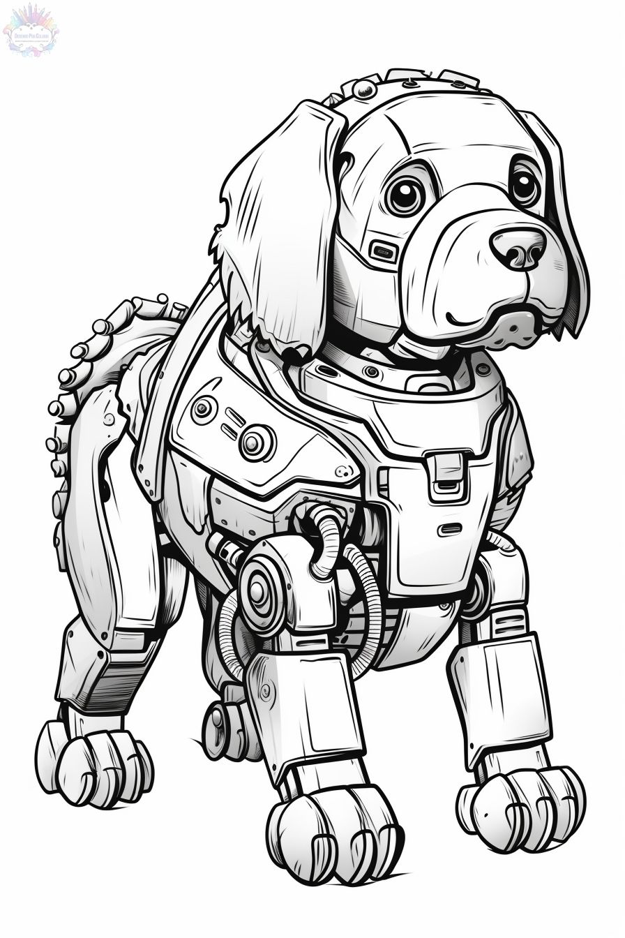 Robot Coloring Pages