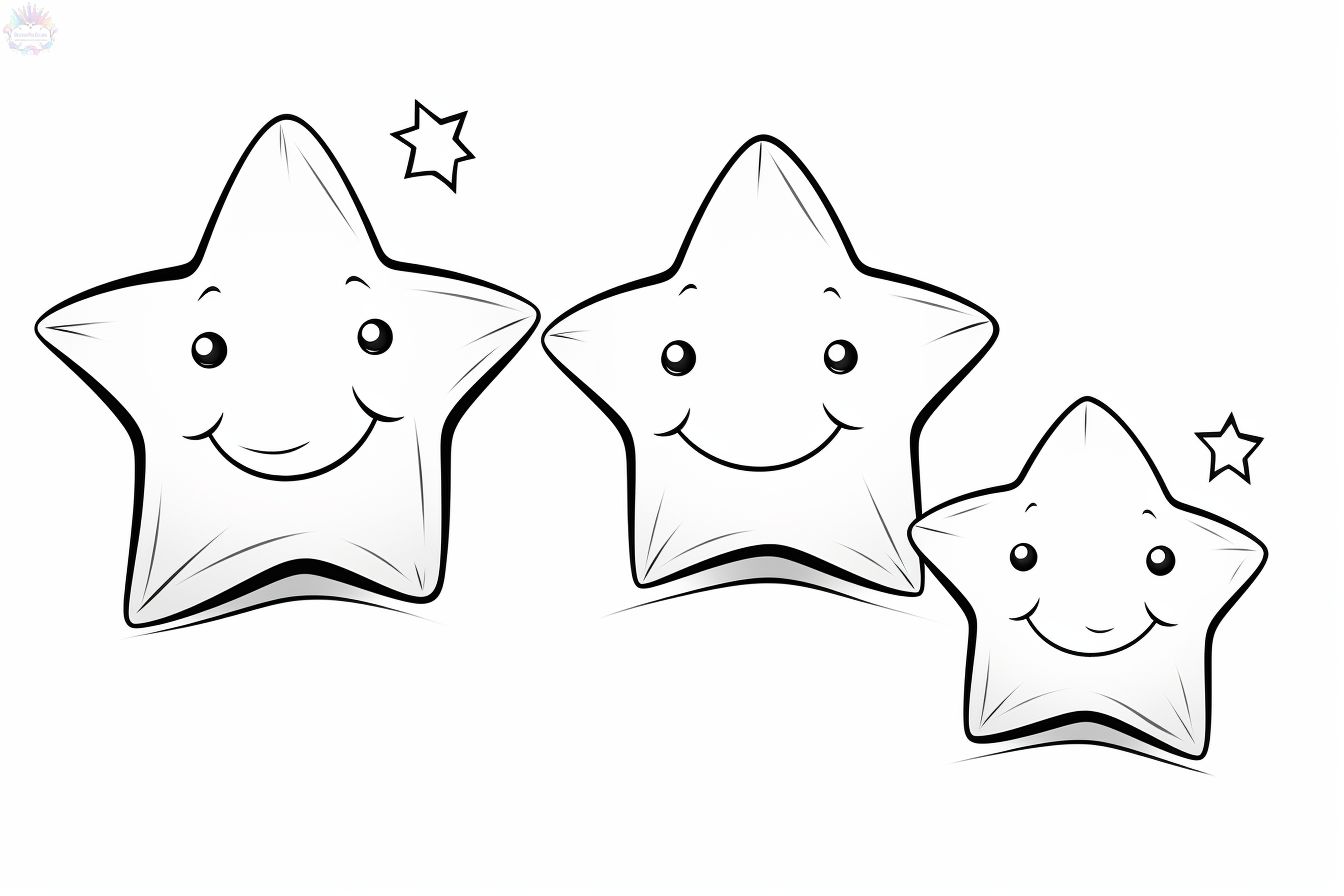 Star Coloring Pages