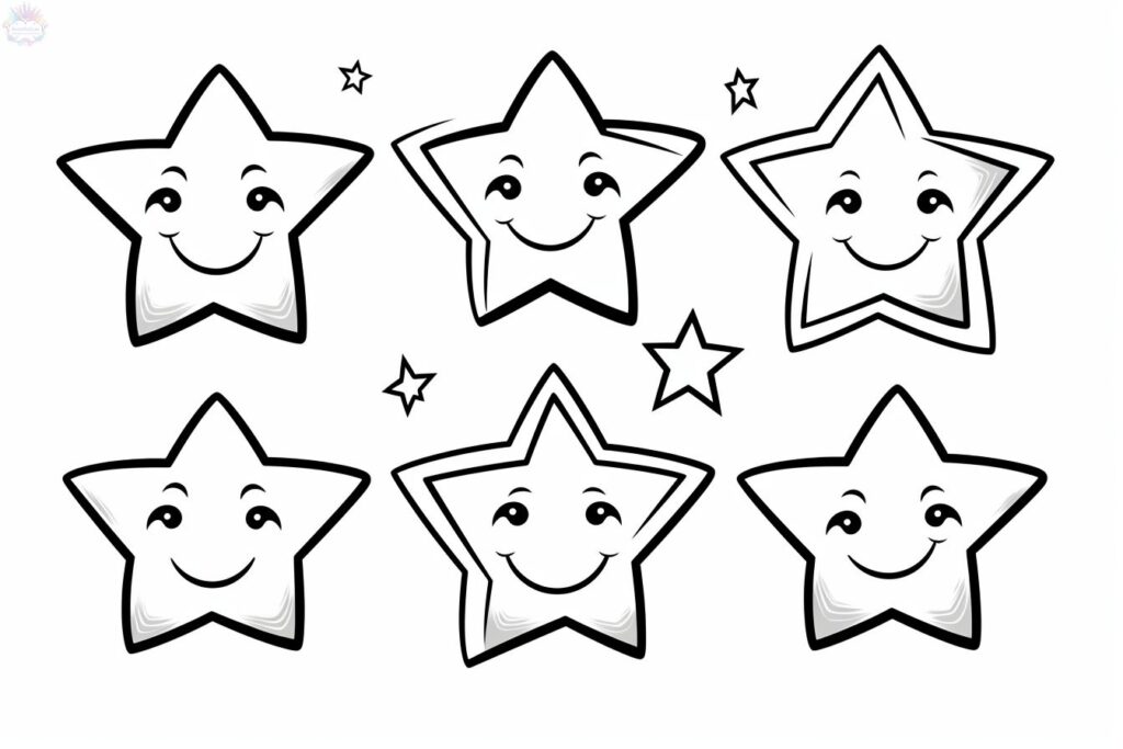 Star Coloring Pages