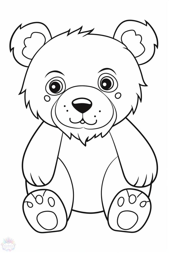 Teddy Bear Coloring Pages