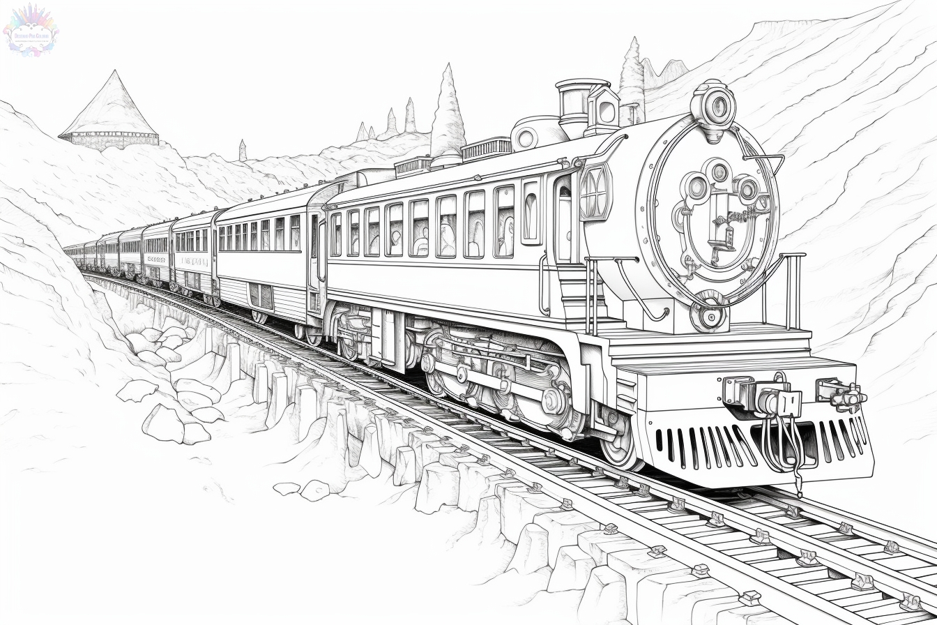Train Coloring Pages