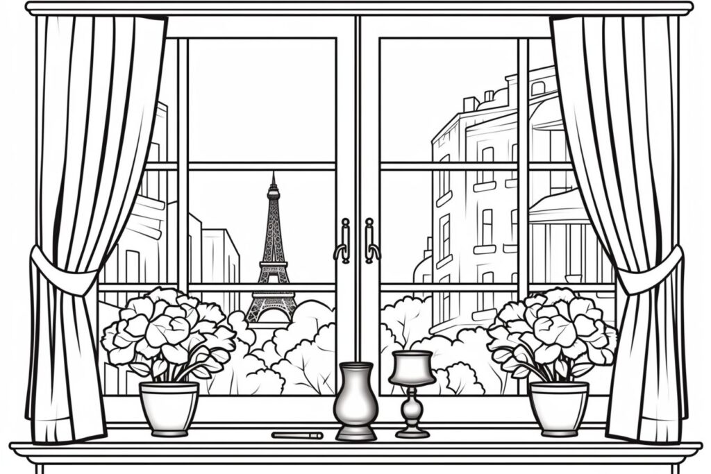 Windows Coloring Pages