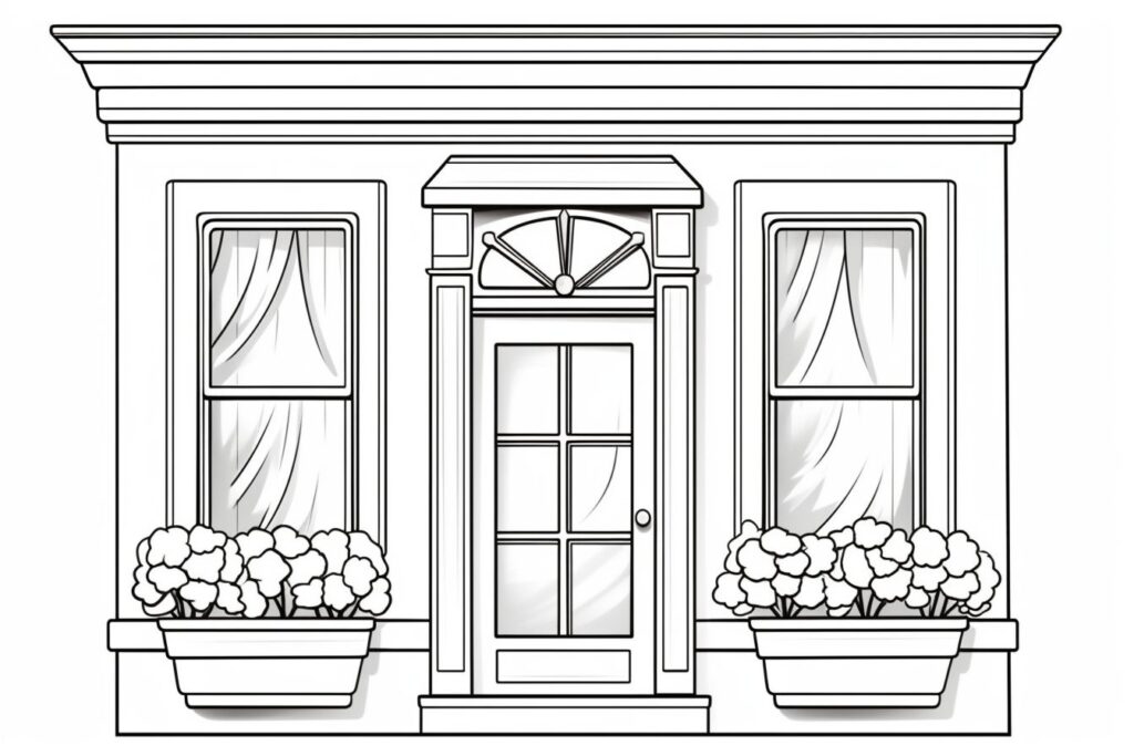 Windows Coloring Pages