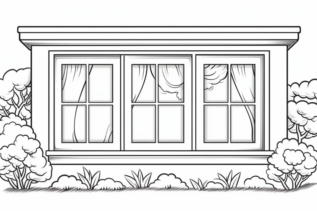 Windows Coloring Pages