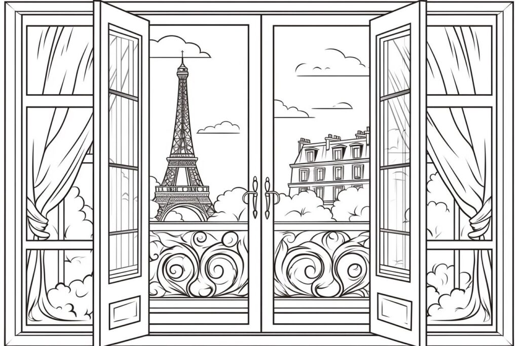 Windows Coloring Pages