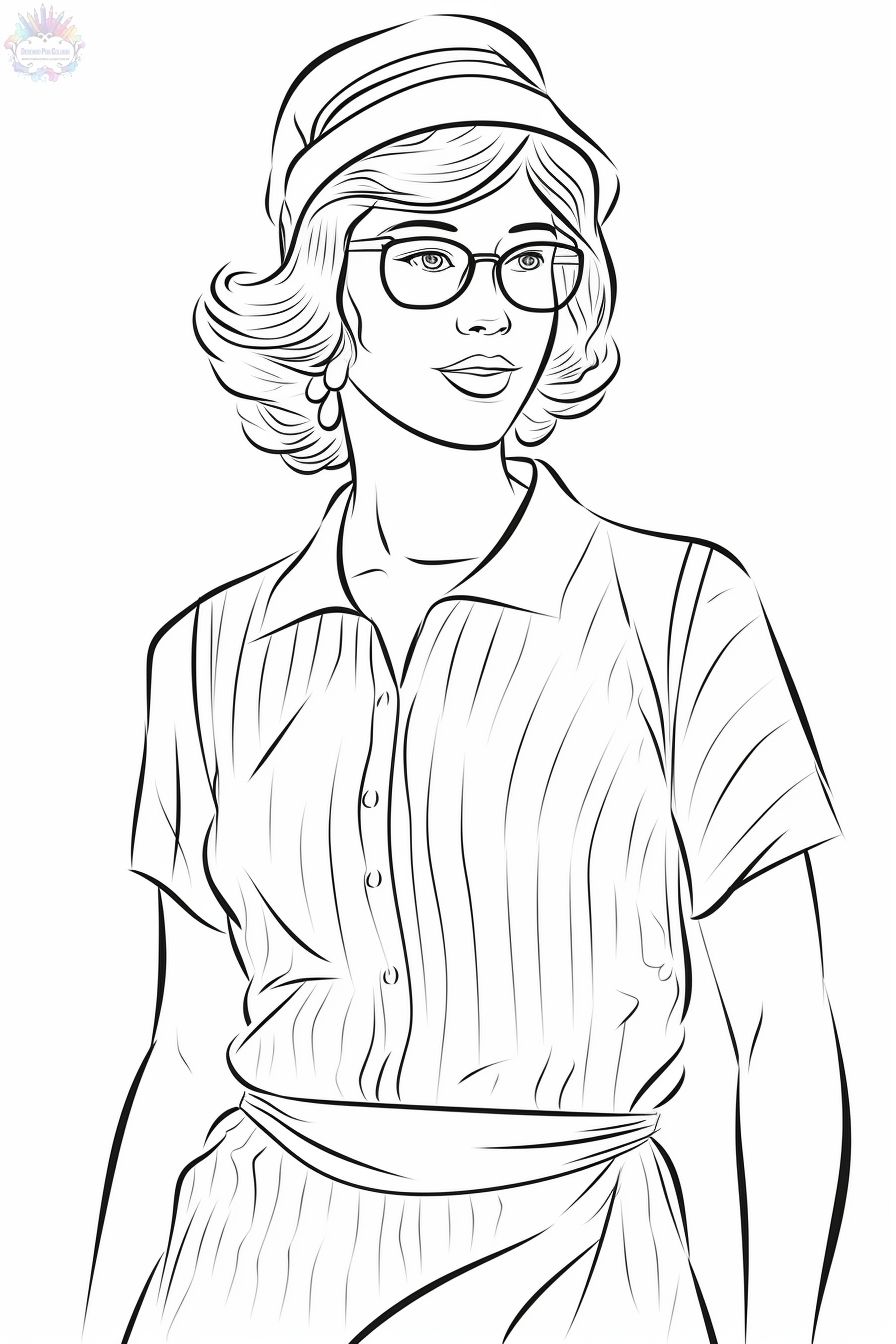 Woman Coloring Pages