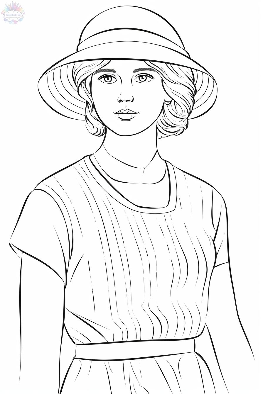 Woman Coloring Pages