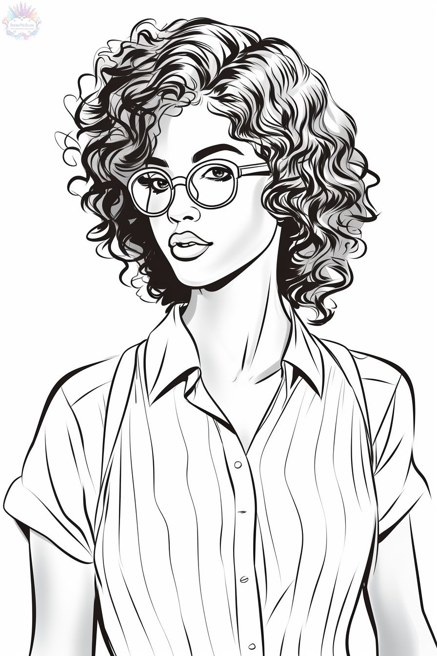 Woman Coloring Pages